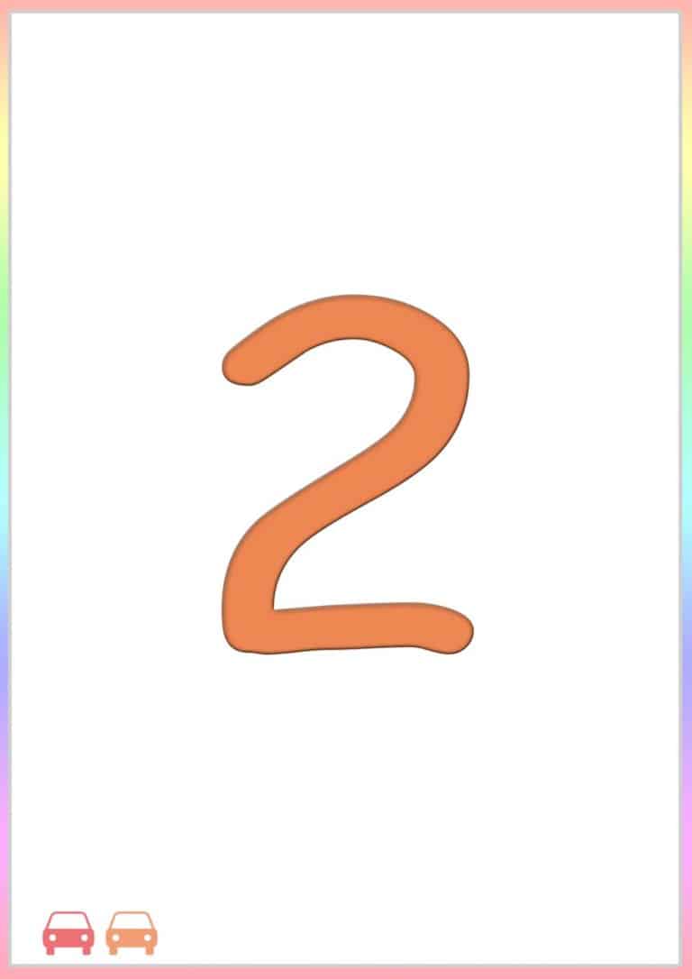 Number Flashcards - Teach Numbers - FREE Flashcards For Kids!