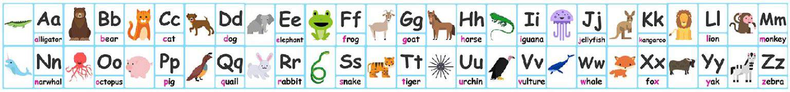 100 Animal flashcards + FREE Animals Phonics Poster!