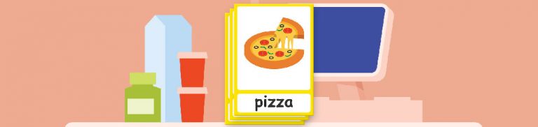 Food flashcards for kids!