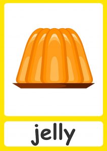 Food flashcards for kids!