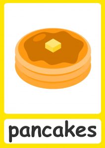 Food flashcards for kids!