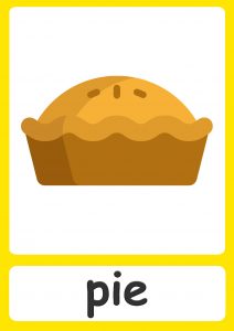 Food flashcards for kids!