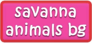 Savanna Animal Flashcards + FREE Jungle animal poster!