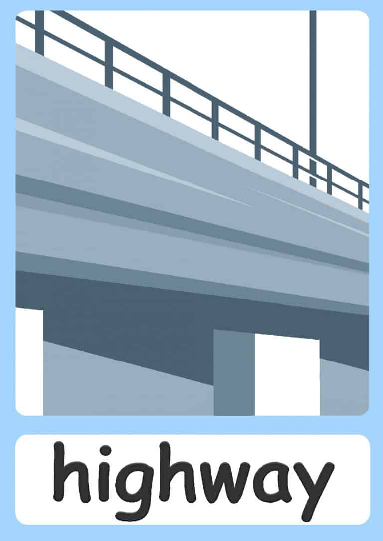 Places flashcards for kids! Teach places in the city and the countryside!