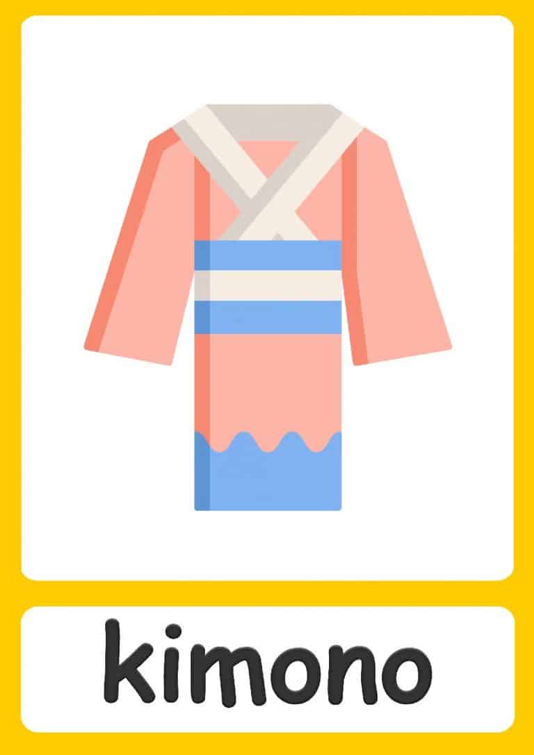 60 clothing flashcards for kids! 60 items of clothing to learn with ...