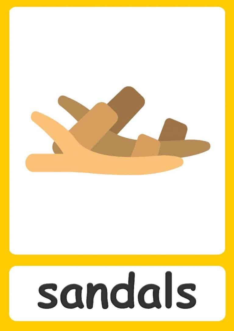 60 clothing flashcards for kids! 60 items of clothing to learn with ...