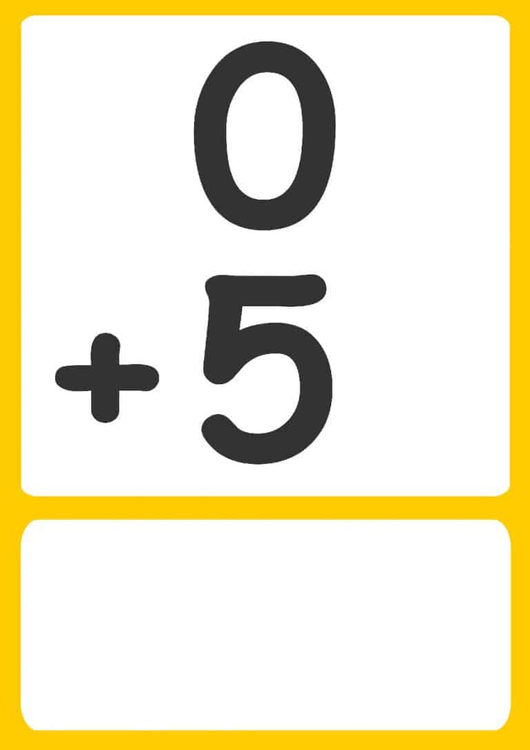 Addition Flashcards