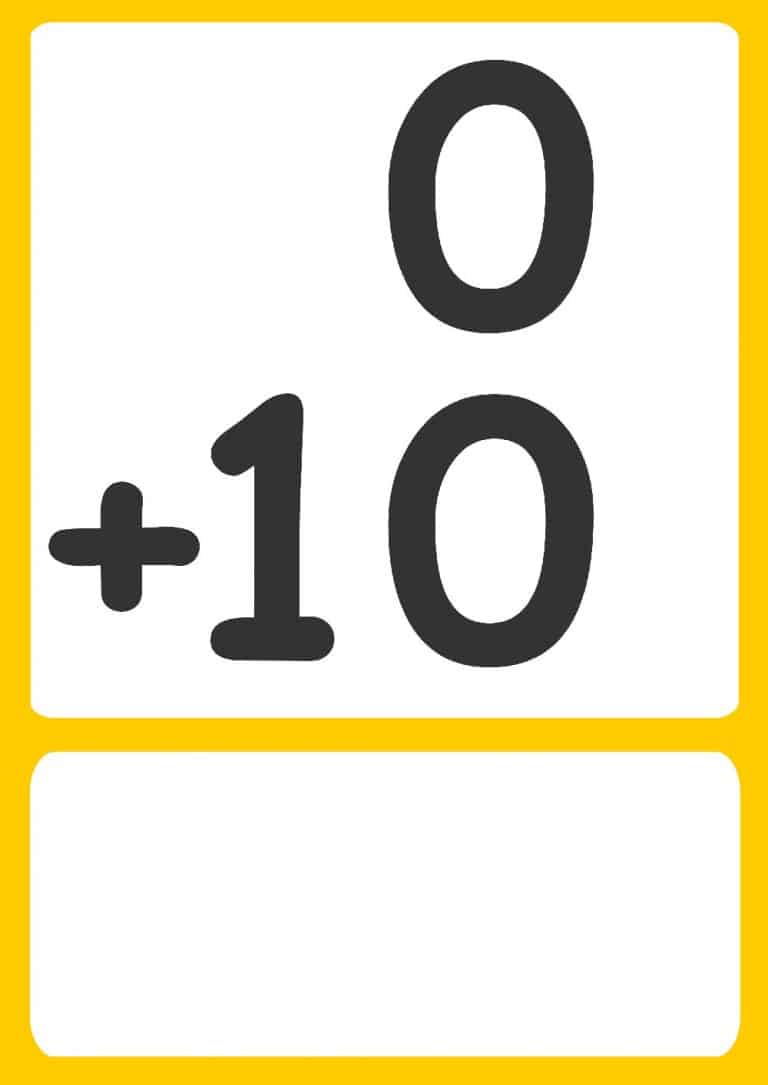 Addition Flashcards