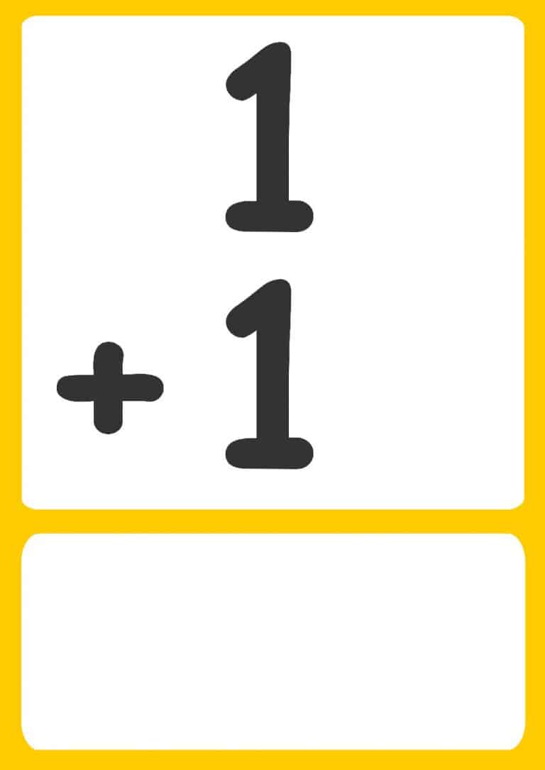 Addition Flashcards