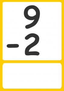 Subtraction Flashcards