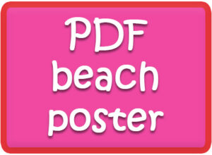 Teach beach vocabulary with FREE beach flashcards!