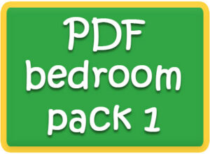 Learn prepositions with Bedroom Flashcards!