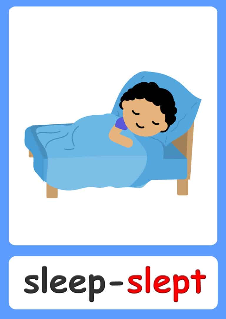 Past Tense Verb Flashcards