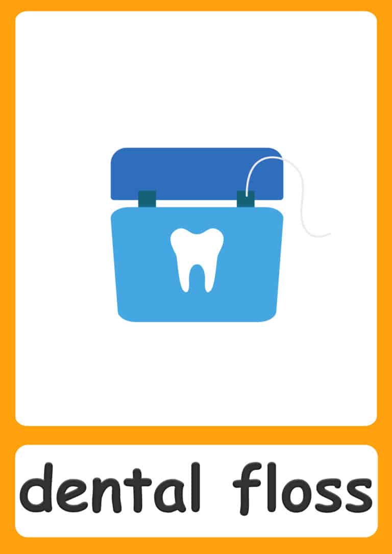 FREE bathroom vocabulary Flashcards!