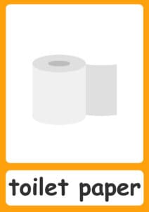 FREE bathroom vocabulary Flashcards!