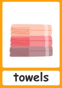 FREE bathroom vocabulary Flashcards!